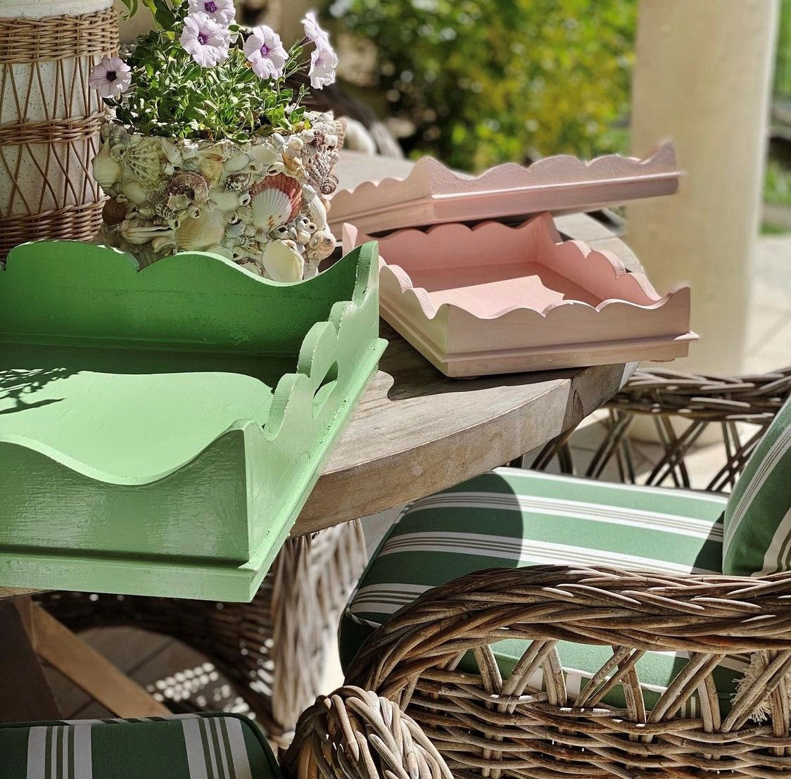 LCA Timber Scallop Tray - Small – Lady Chatterley's Affair